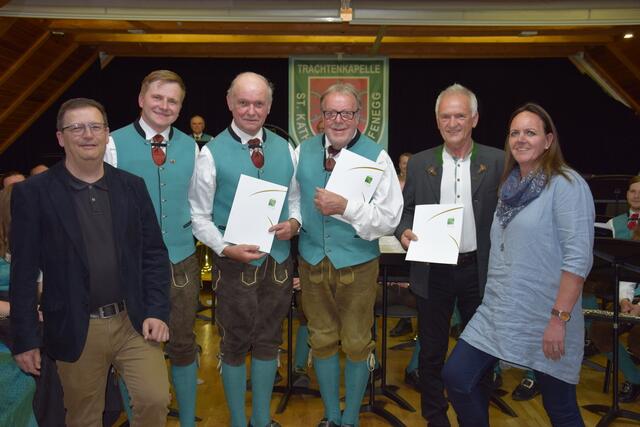 MV St. Kathrein am Offenegg: Frühjahrskonzert mit einigen Ehrungen - Weiz