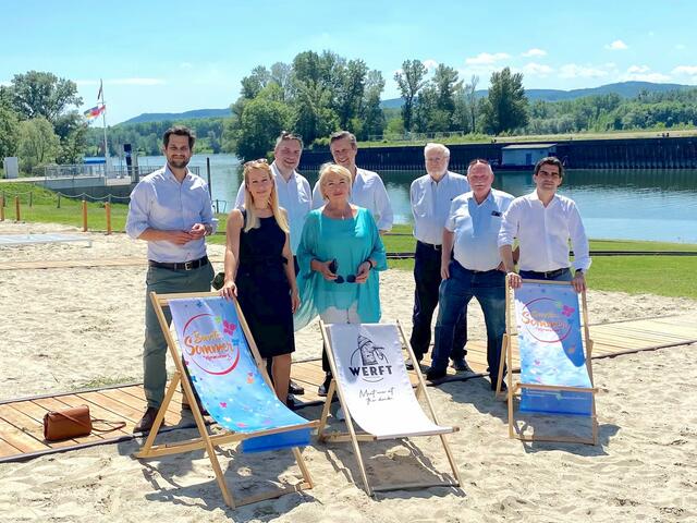 Saison 2022 startet: Badevergnügen am ehemaligen Werftgelände - Korneuburg