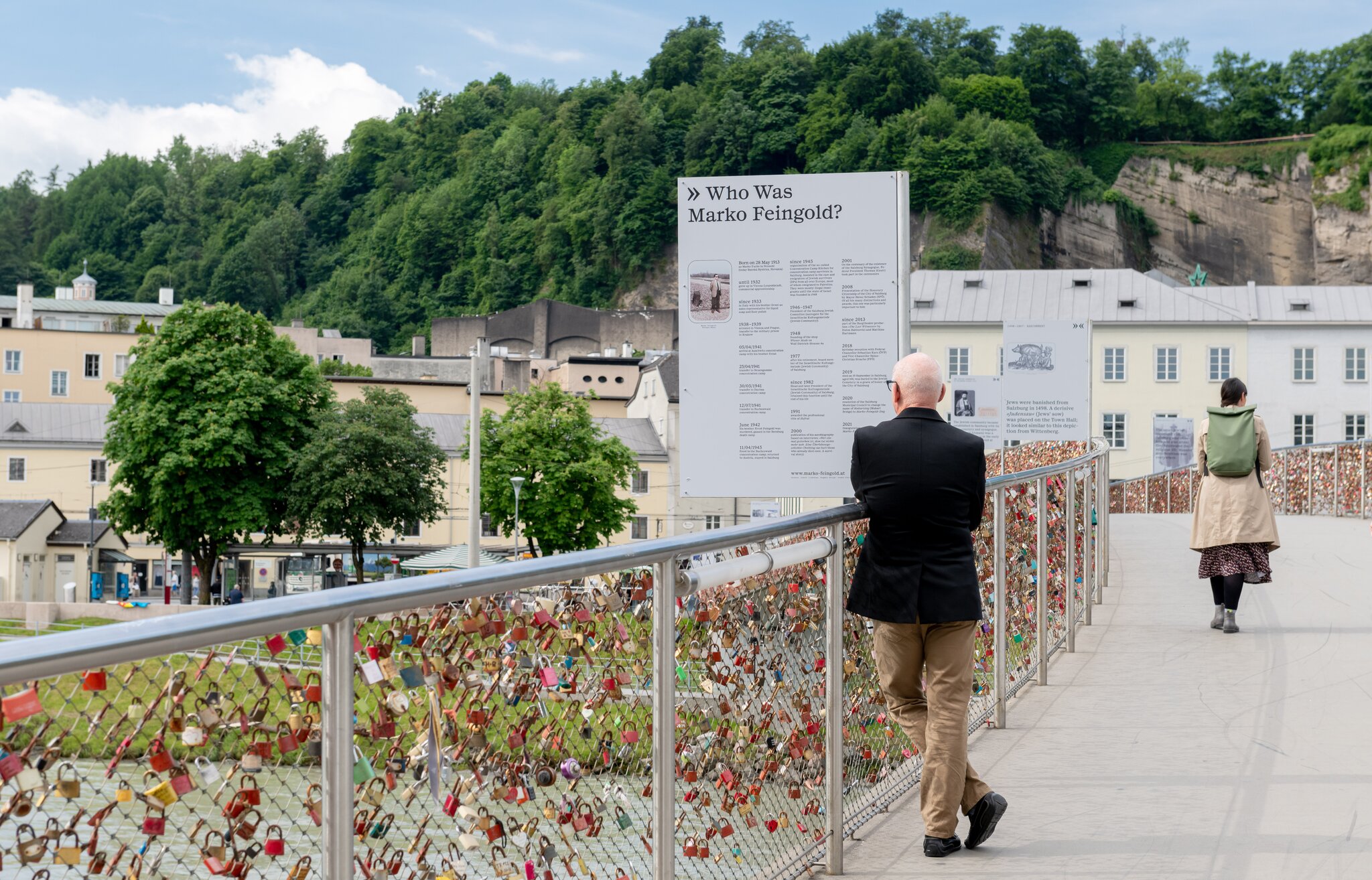 Marko-Feingold-Steg: Ausstellung gibt Einblicke in jüdische Geschichte ...