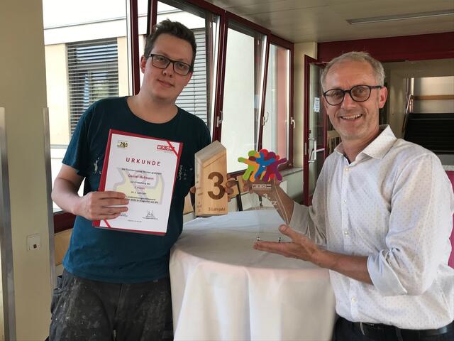 Landeslehrlingswettbewerb: Daniel Hofmann konnte Erfolge einfahren ...