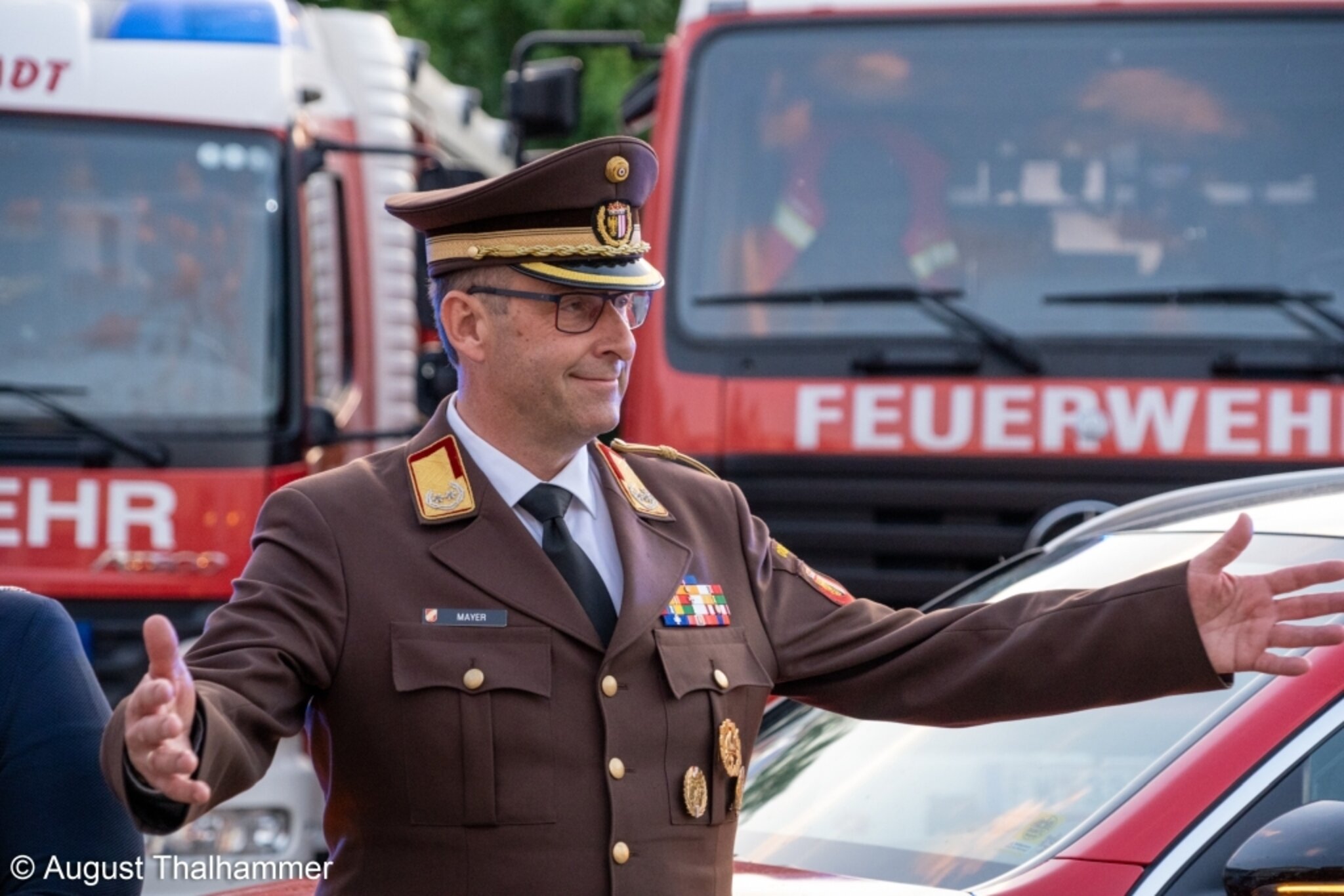 Federal Fire Brigade President: State Fire Director Robert Mayer MSc is ...