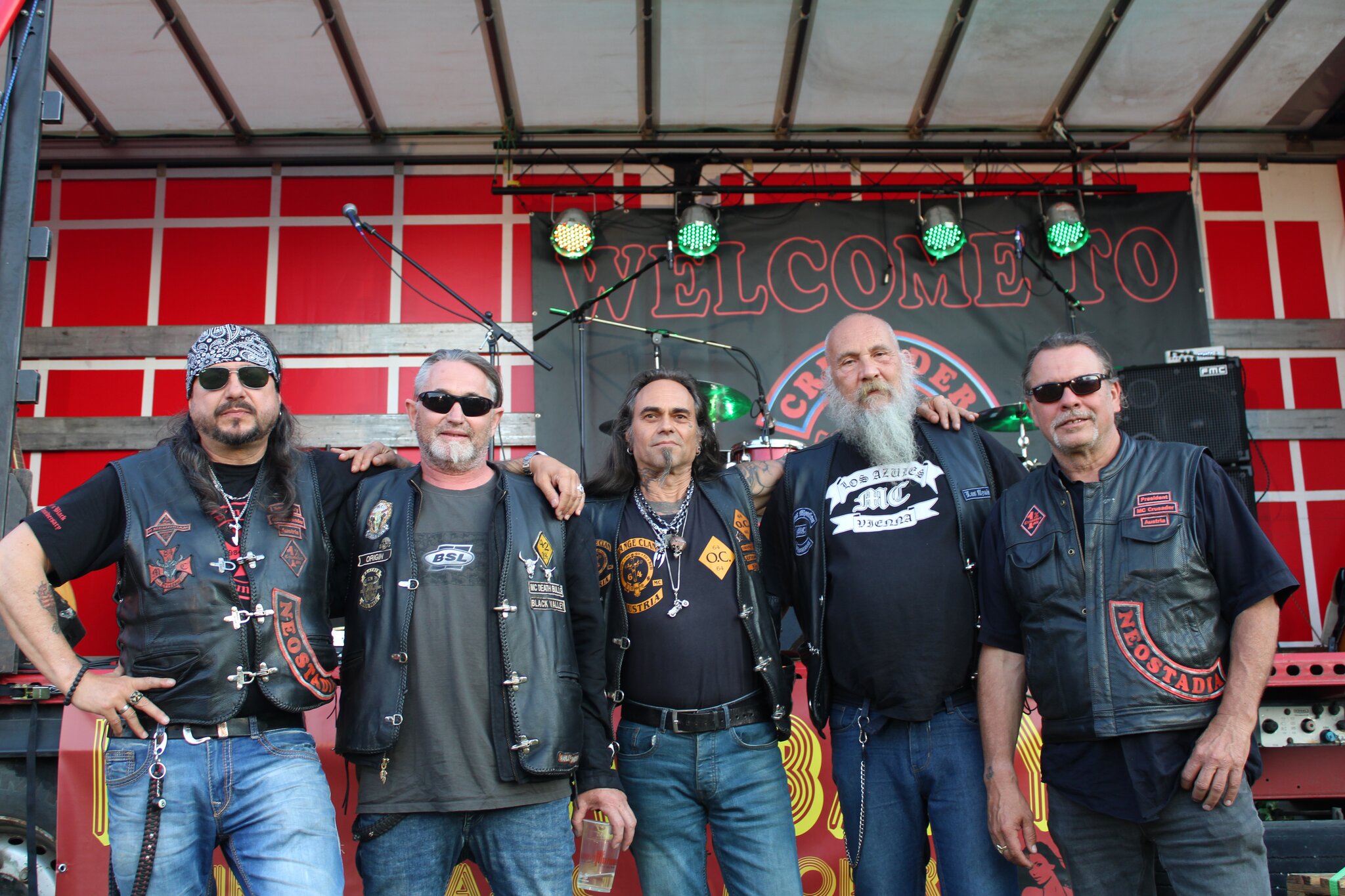 Motorradtreffen MC Crusader Austria: "Eiserne Tage" am Clubgelände Bad ...