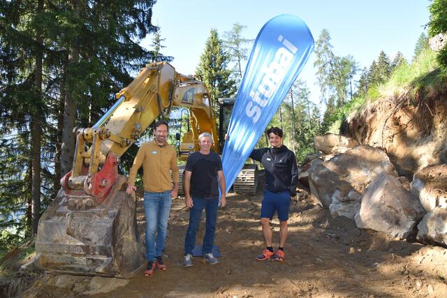 Neue Verbindung am Berg: "Sonnenweg" mit Hängebrücke in Arbeit - Stubai ...