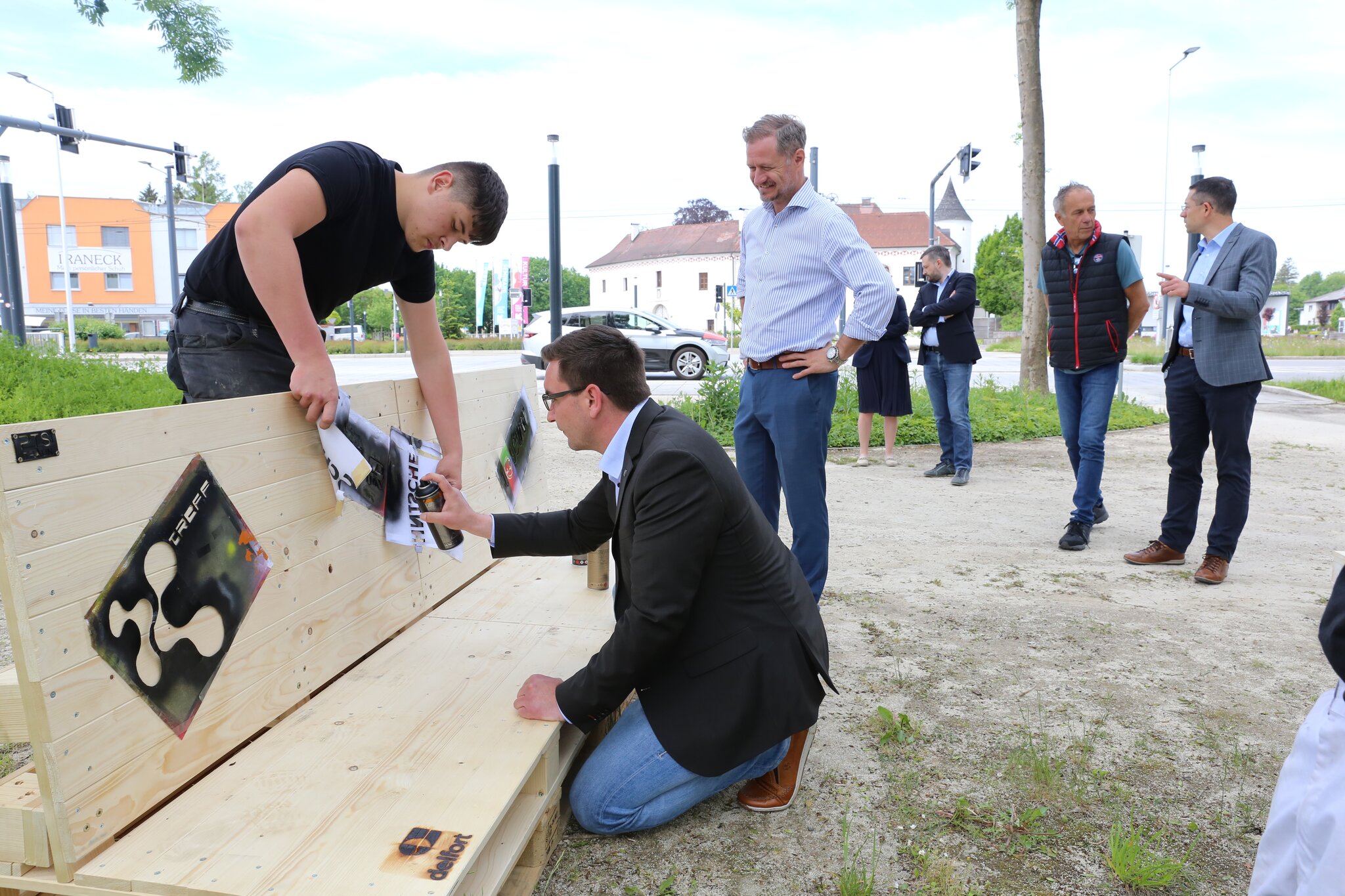 Sprayaktion in Traun: Trauner Jugendliche schaffen sich eigene ...