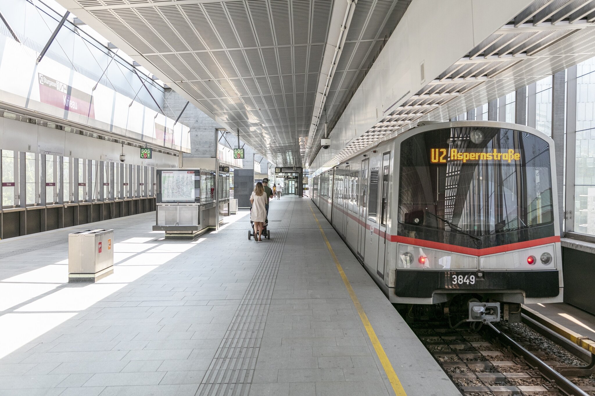 Wiener Linien: U2 fährt bis 4. September nur bis zur Aspernstraße ...