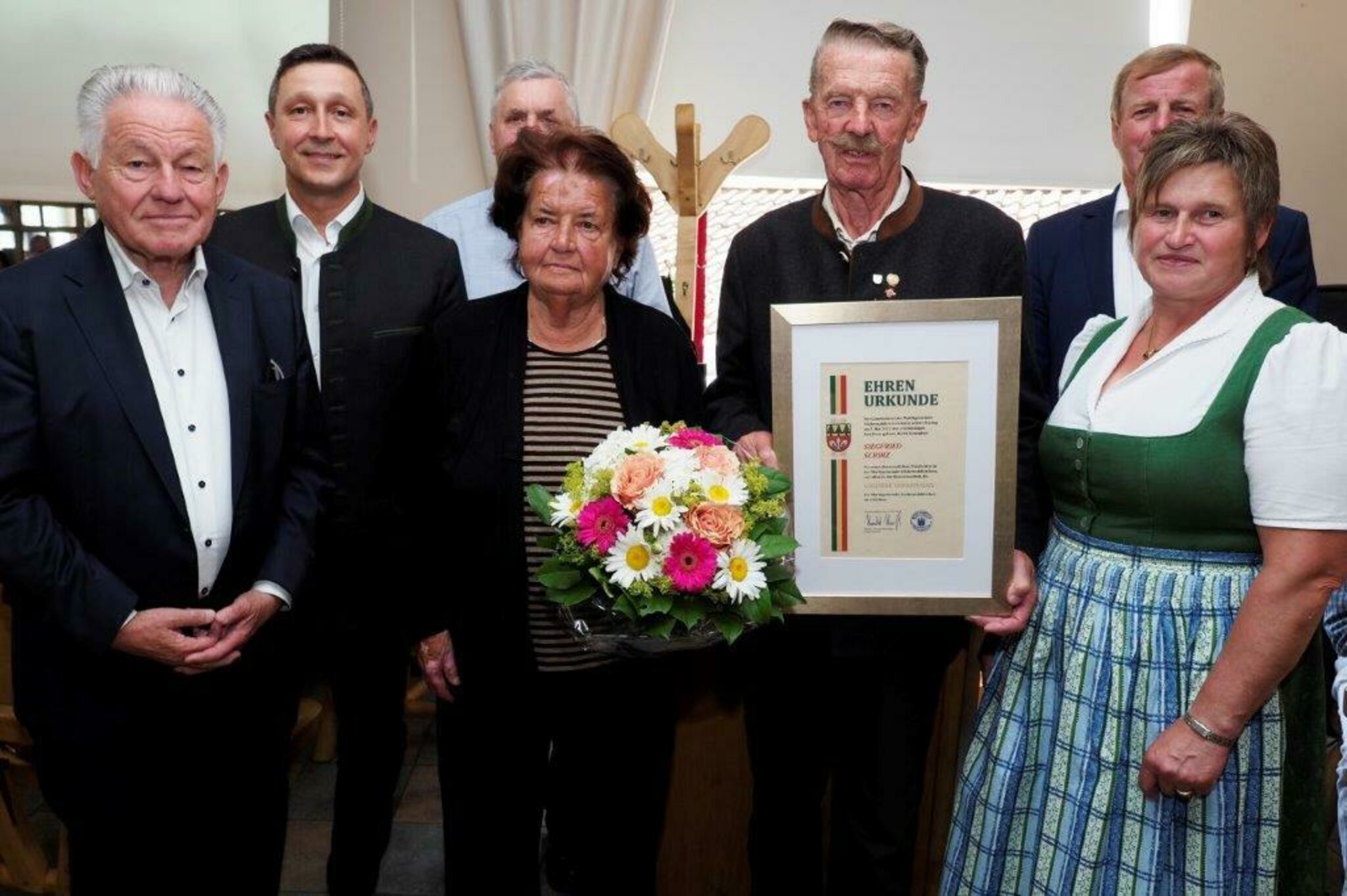 Auszeichnung: Goldene Ehrennadel für Siegfried Schirz - Rohrbach