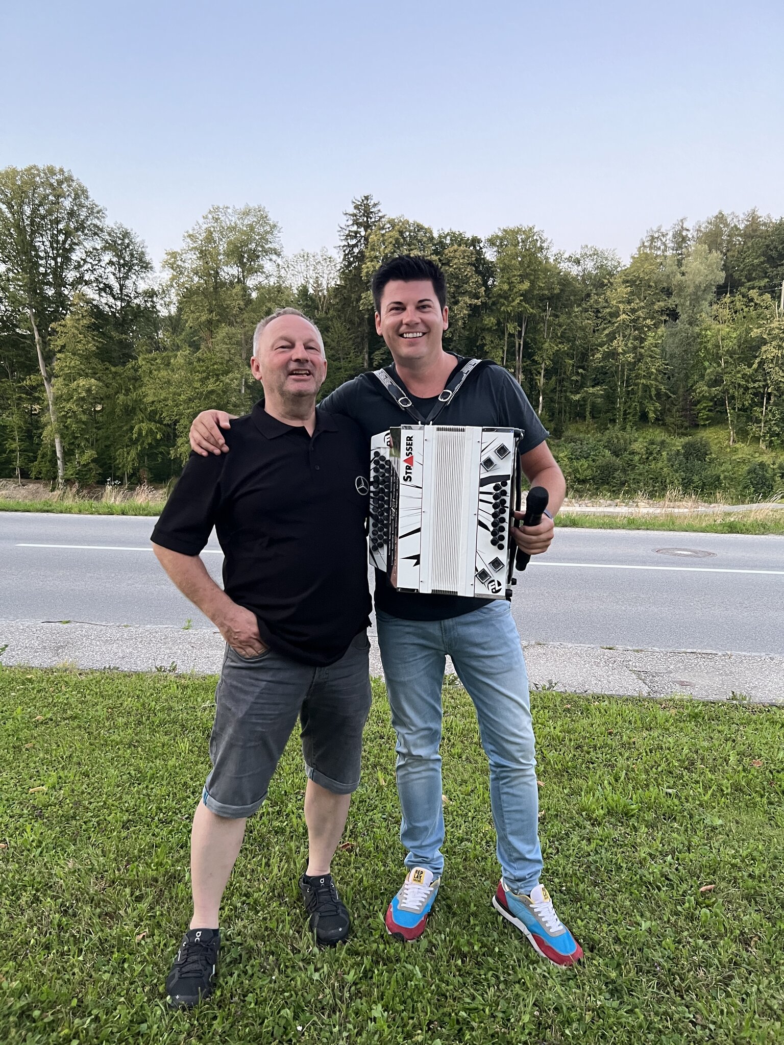 Franky Leitner: Franky Leitner war auf Kurzbesuch in Grieskirchen ...