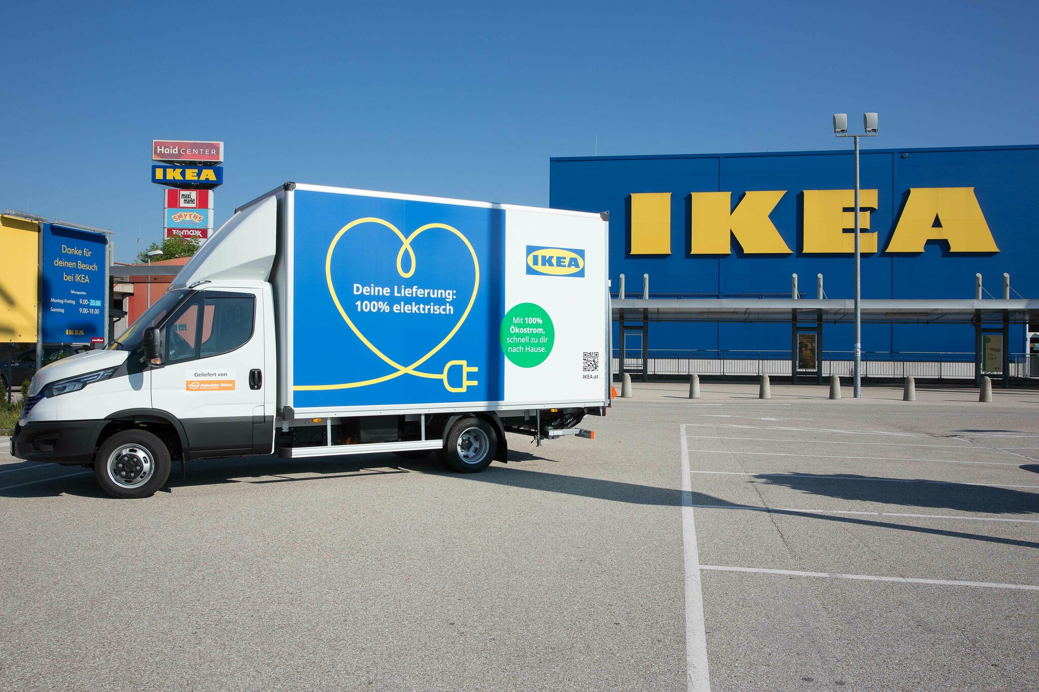 CO2-Einsparung: Ikea Linz setzt vermehrt auf E-Transporte - Linz