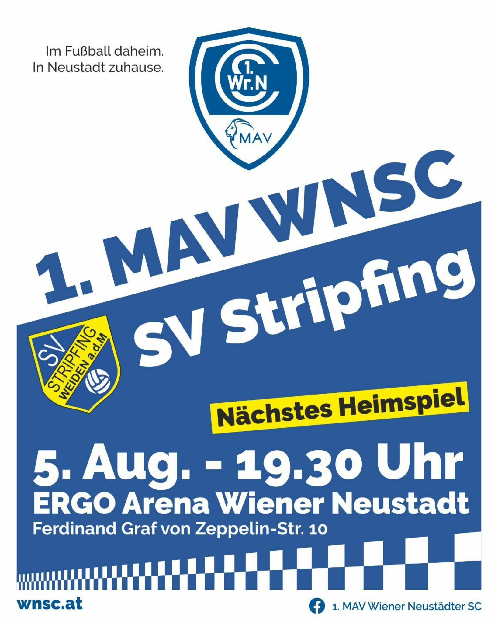 Fußball: Heimspiel des WNSC - Wiener Neustadt