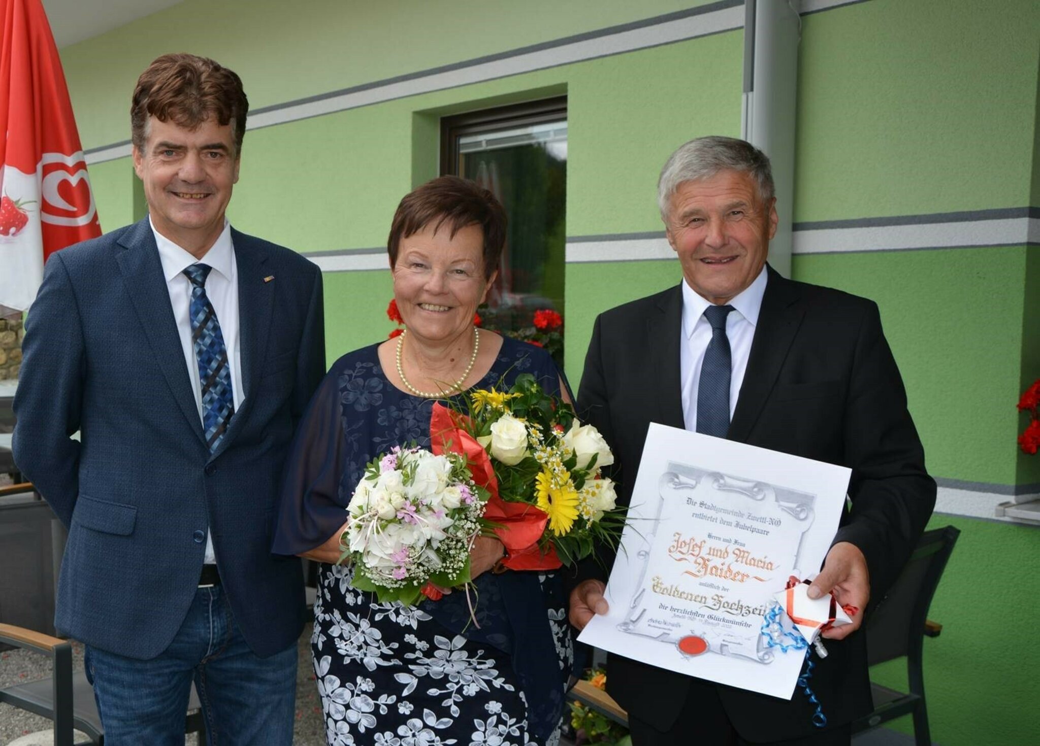 Goldene Hochzeit: Goldene Hochzeit Josef und Maria Haider - Zwettl