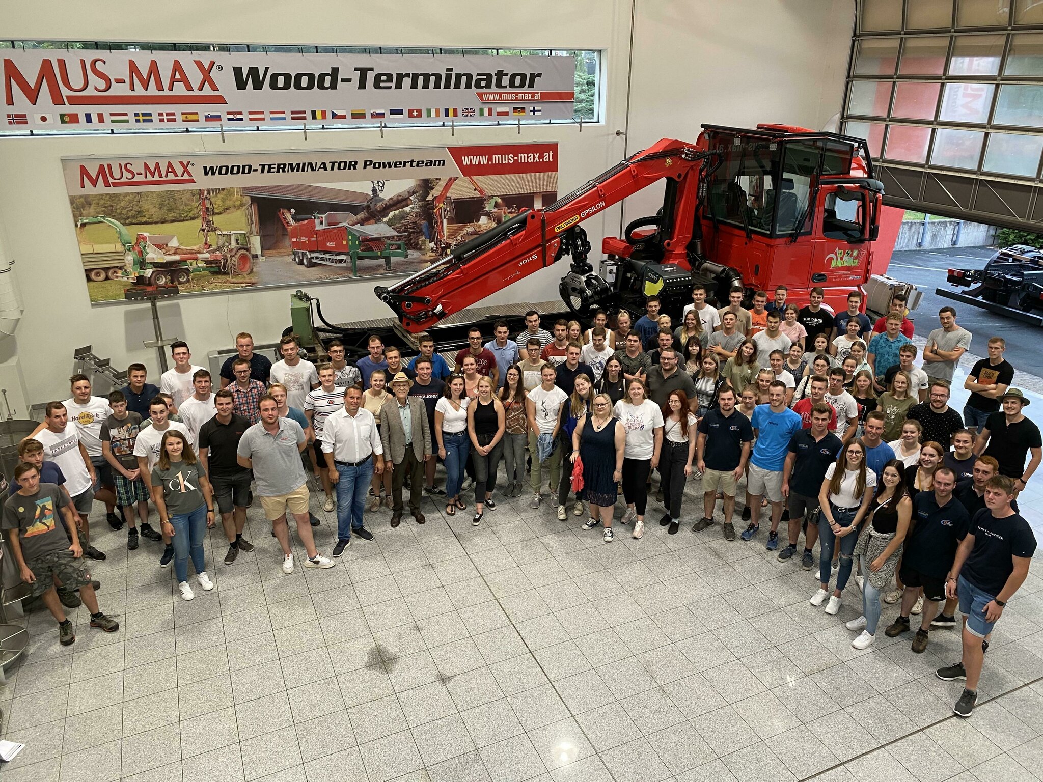 Landjugend Deutschlandsberg: Betriebsexkursion zur Firma MUS-MAX - Deutschlandsberg