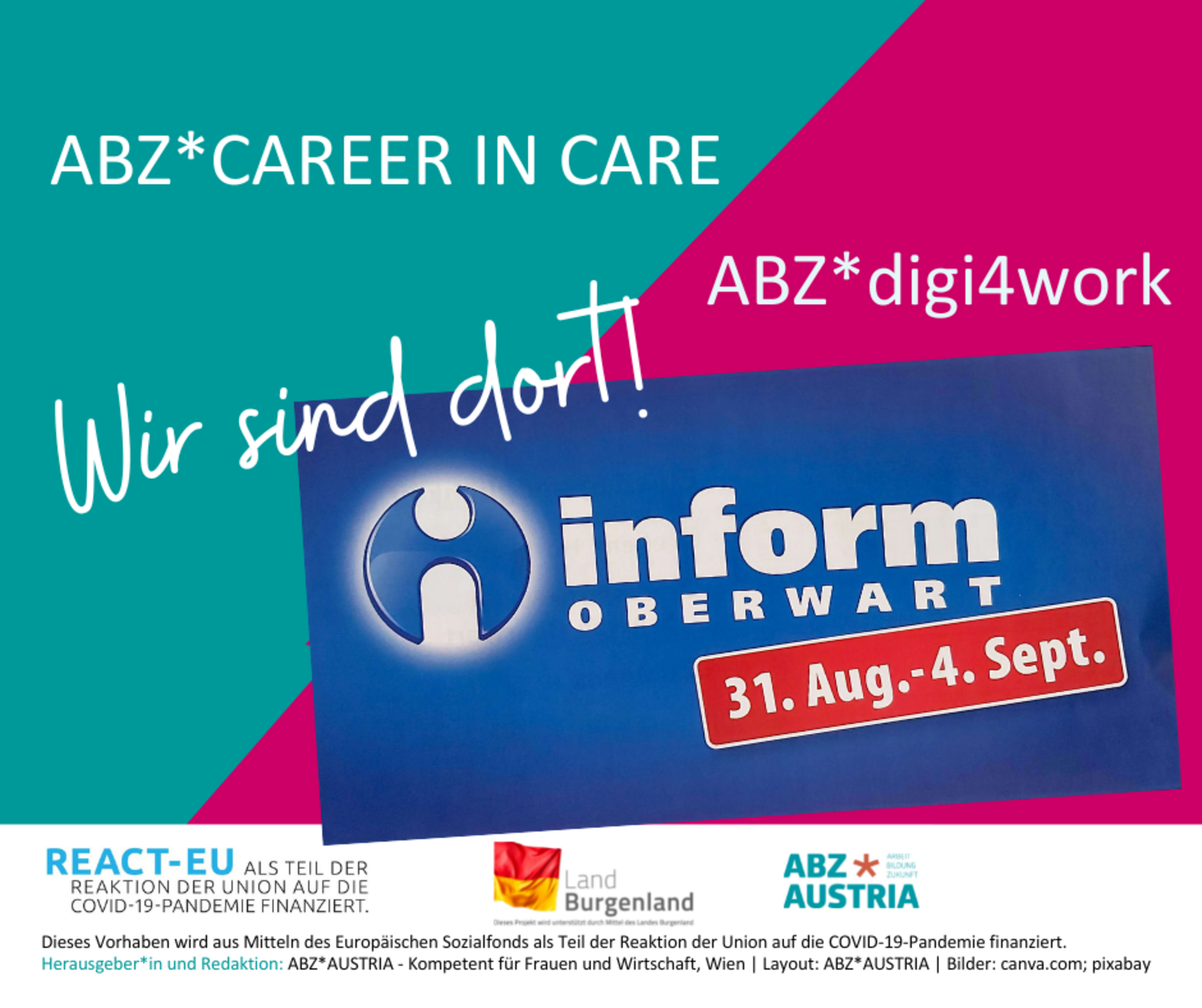 Wir sind auf der Inform!: „ABZ*Career in Care“ und „ABZ*digi4work ...