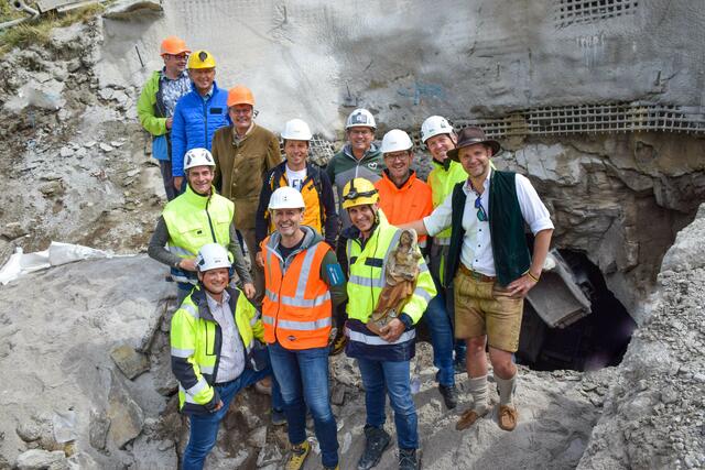 Tunneldurchschlag: Baufortschritt im Kraftwerk Tauernmoos - Pinzgau