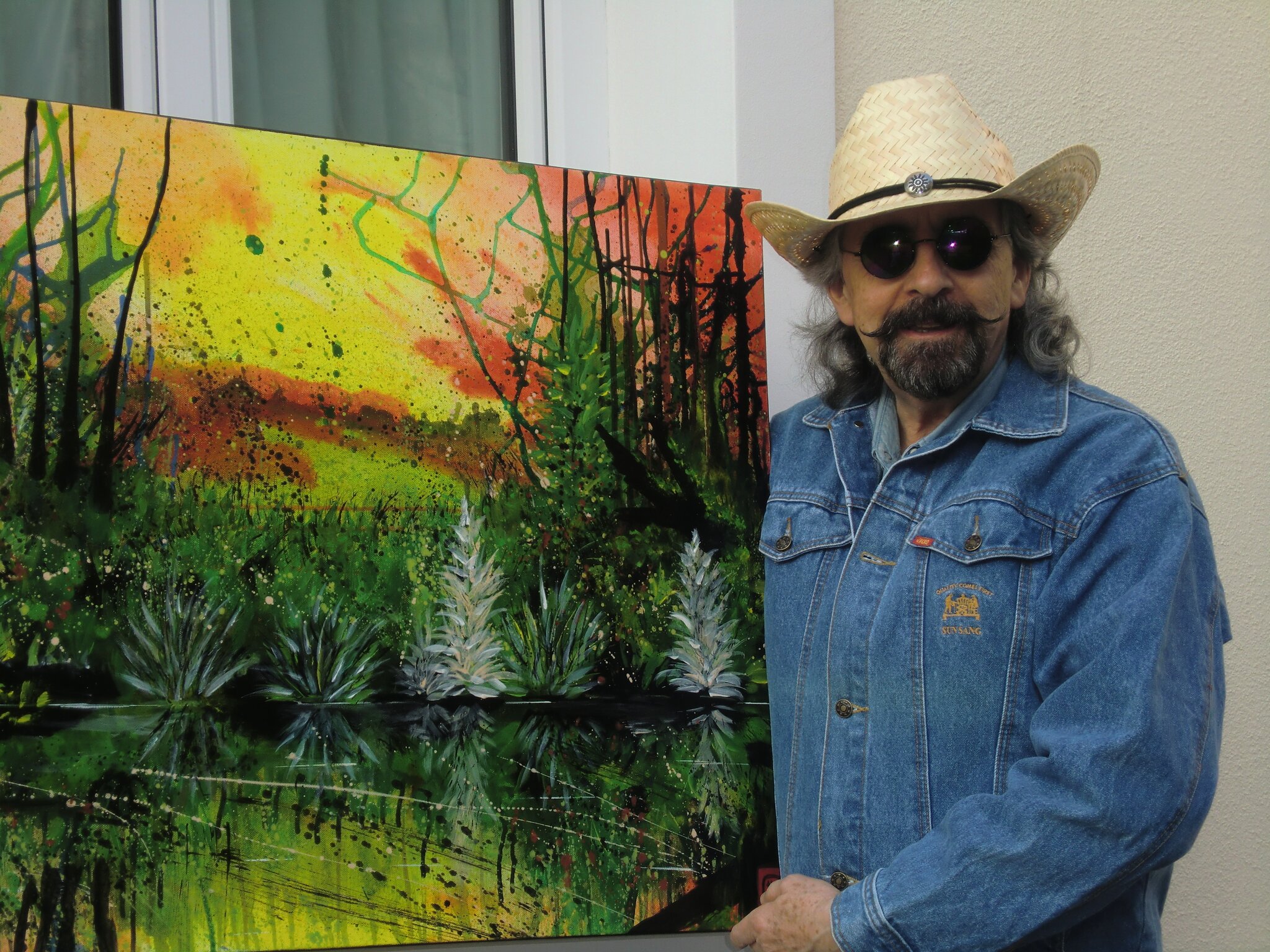 Vernissage, Haydngasse 11, 1060 Wien: Robin der Künstler bei den ...