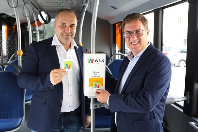 Einfach im Bus entwerten: Welser Linien rüsten bei Tickets nach - Wels ...