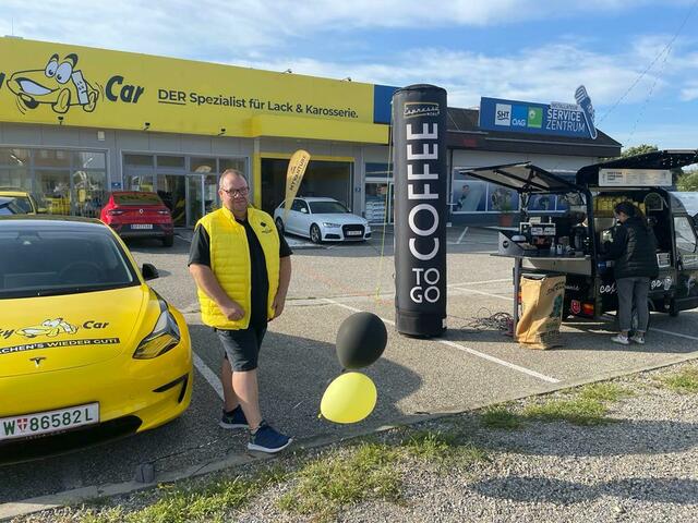 Glück bei Lucky Car: Lucky Car in Strasshof spendierte Kaffee - Gänserndorf