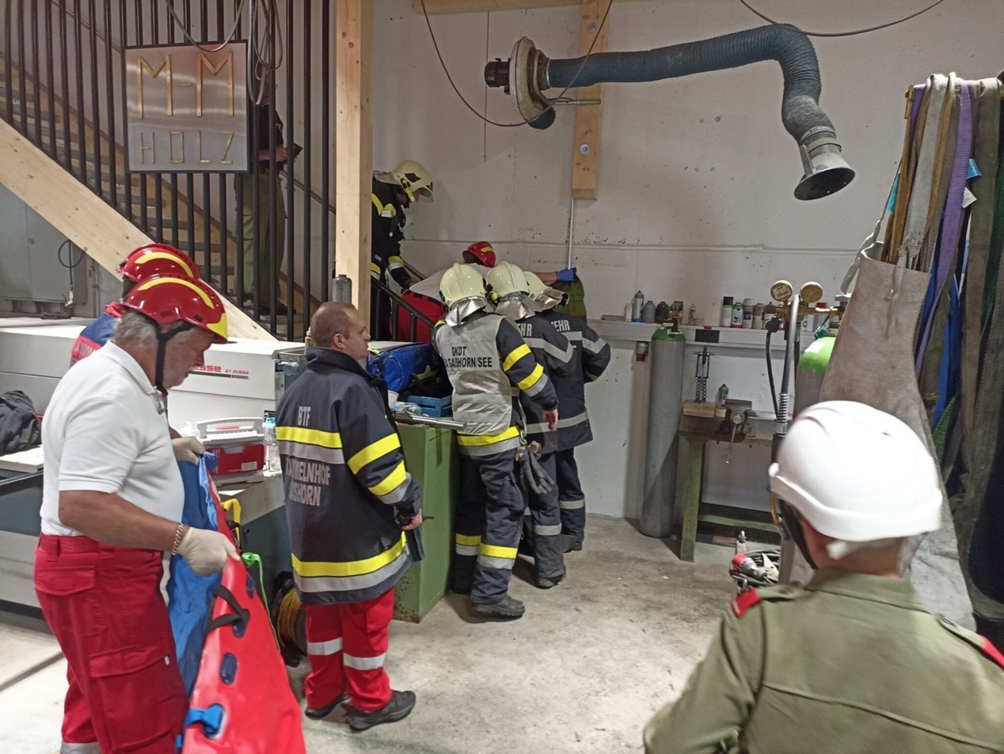 Gaishorn: Herausfordernde Einsatzübung bei der Firma Mayr-Melnhof - Liezen