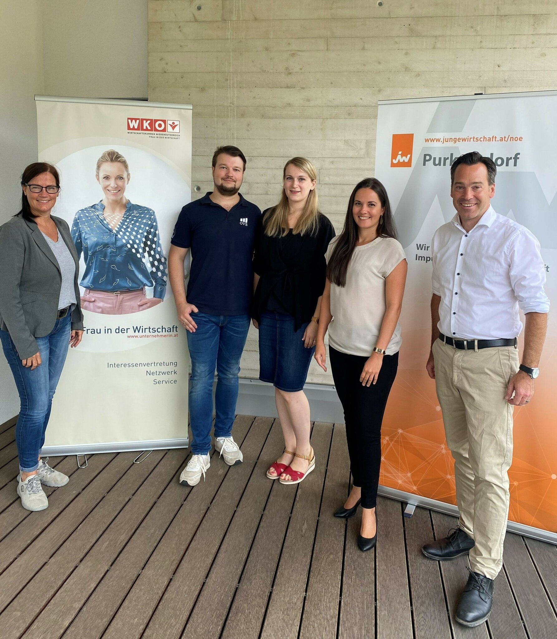 Wirtschaftskammer schaut vorbei: Besuch bei Nina und Georg Kainz ...