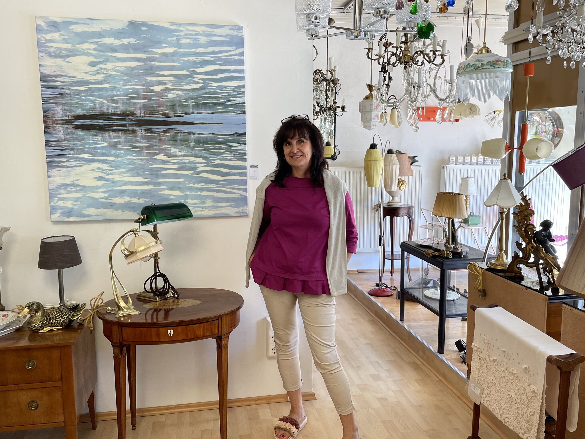 Antiquitäten und Design: Brigitte Kirschner machte ihr Hobby zum Beruf ...