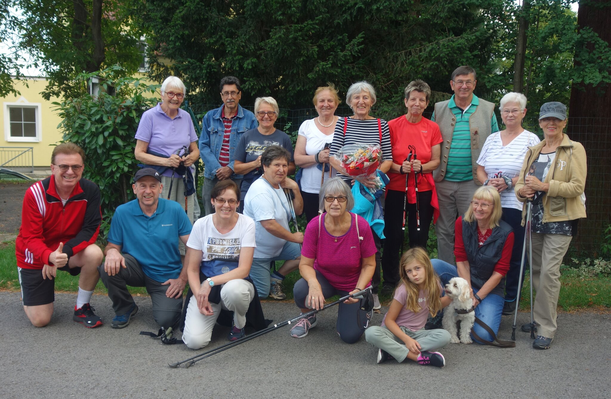 "Happy Walkers" danken Marianne Sablitzky - Oberpullendorf