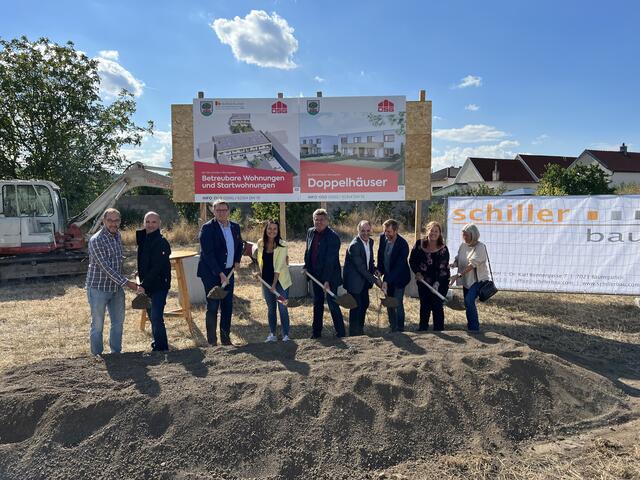 Baumgarten: Spatenstich für neue Wohnhausanlage in Baumgarten - Mattersburg