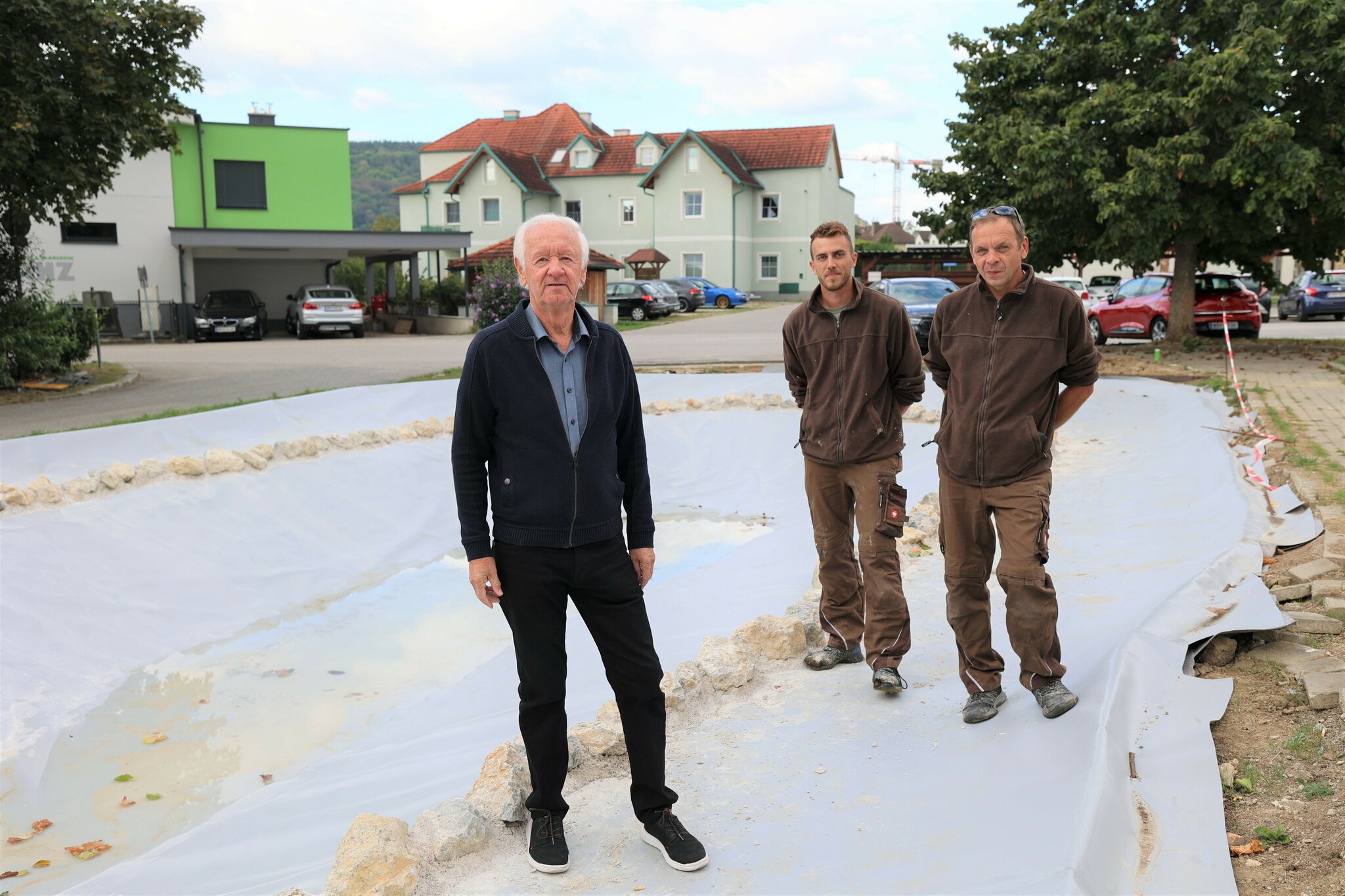 Neuanlage des Teichs beim linken und rechten Mühlweg - Wiener Neustadt