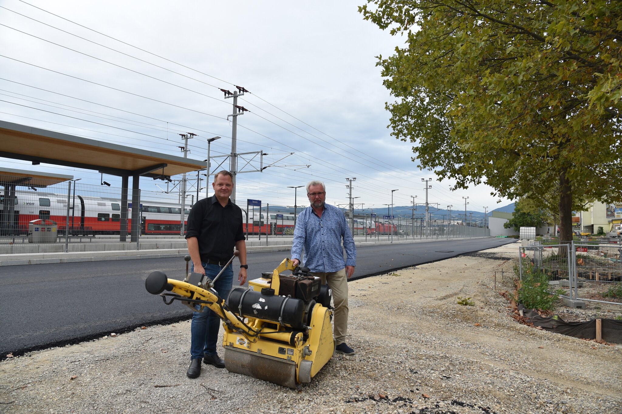 Arbeiten mit Hochdruck in Ternitz: Park&Ride-Anlage um 1,4 Millionen ...