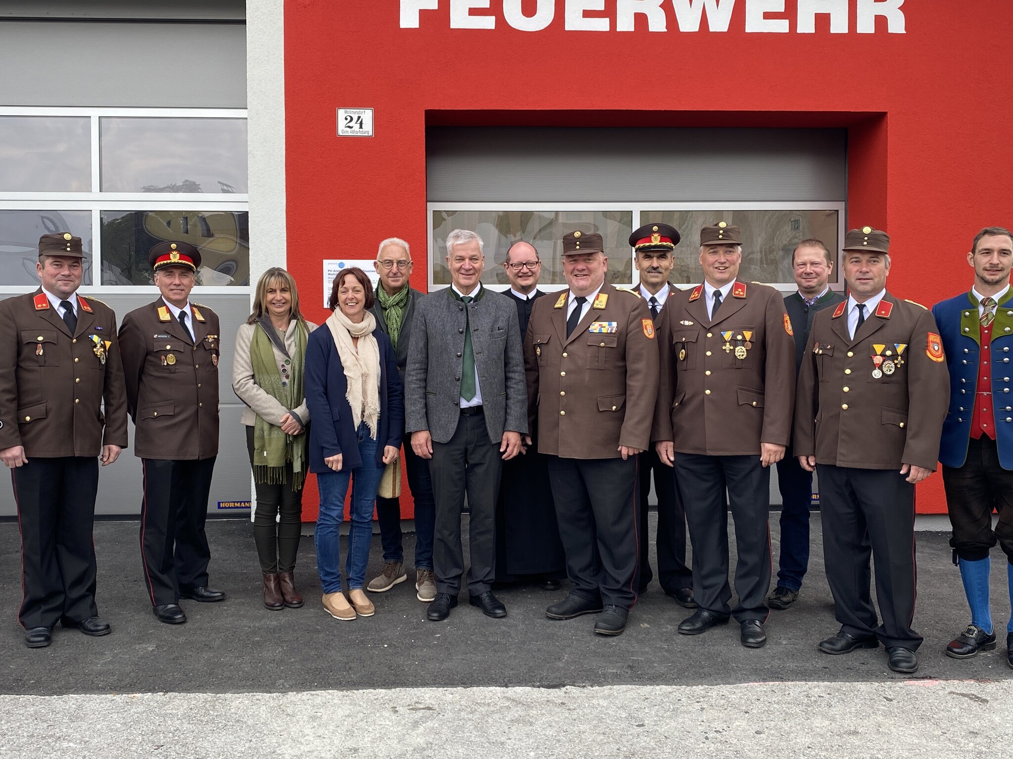 FF Allhartsberg: Neues Feuerwehrhaus in Wallmersdorf - Waidhofen/Ybbstal