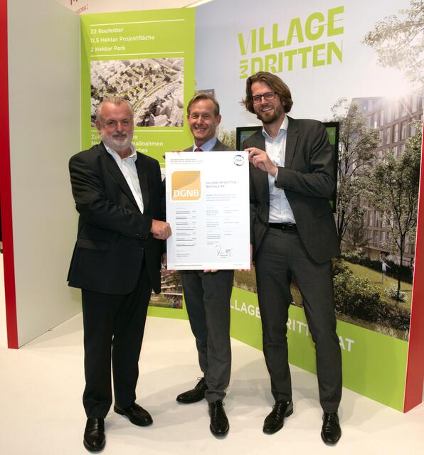 Landstraße: Bürogebäude im Village im Dritten mit Gold ausgezeichnet ...