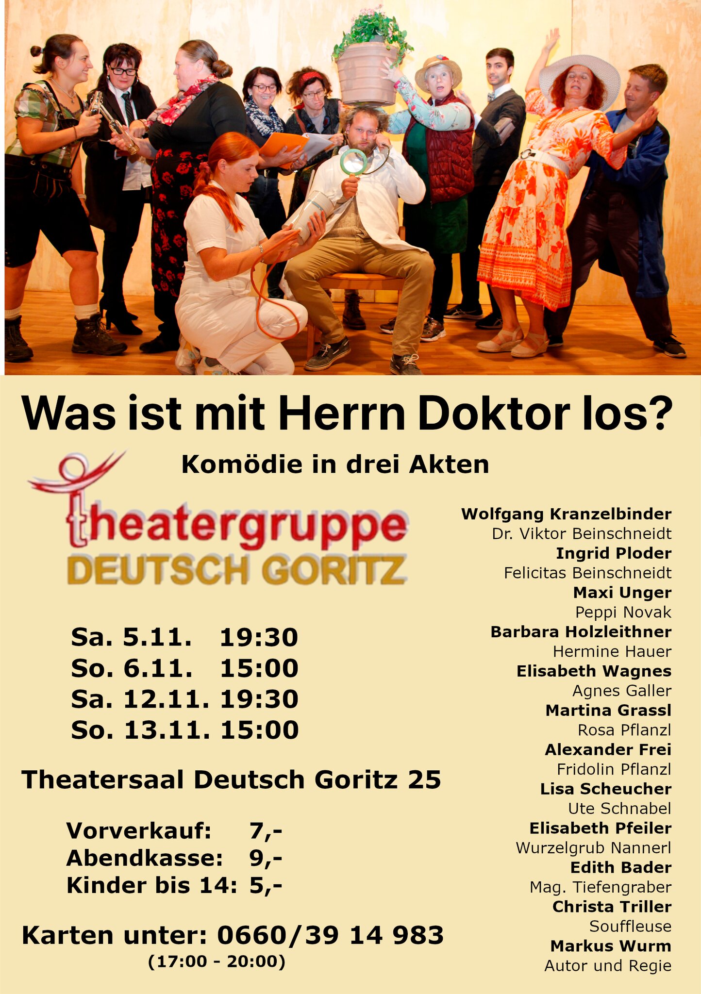 Theater in Deutsch Goritz: Die Theatergruppe Deutsch Goritz lädt ein ...