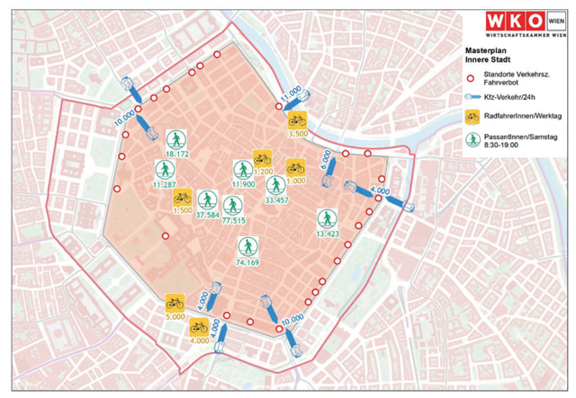 "Masterplan Innere Stadt": Wirtschaftskammer Wien will City umgestalten ...