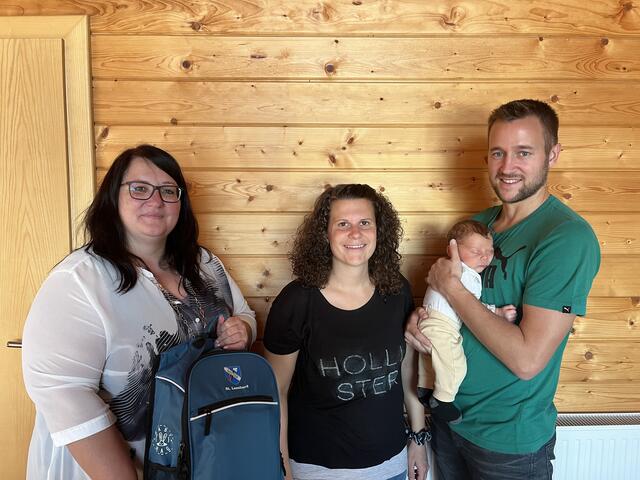 Babygratulation bei Familie Gerstl - Krems