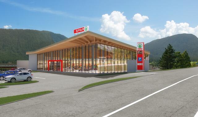 Firstfeier zur Erweiterung: Obsteig: SPAR-Neueröffnung im November - Imst