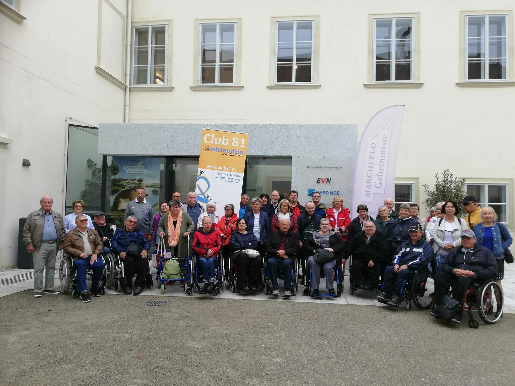 Besuch der Landesausstellung auf Schloss Marchegg: Club 81 St. Pölten ...