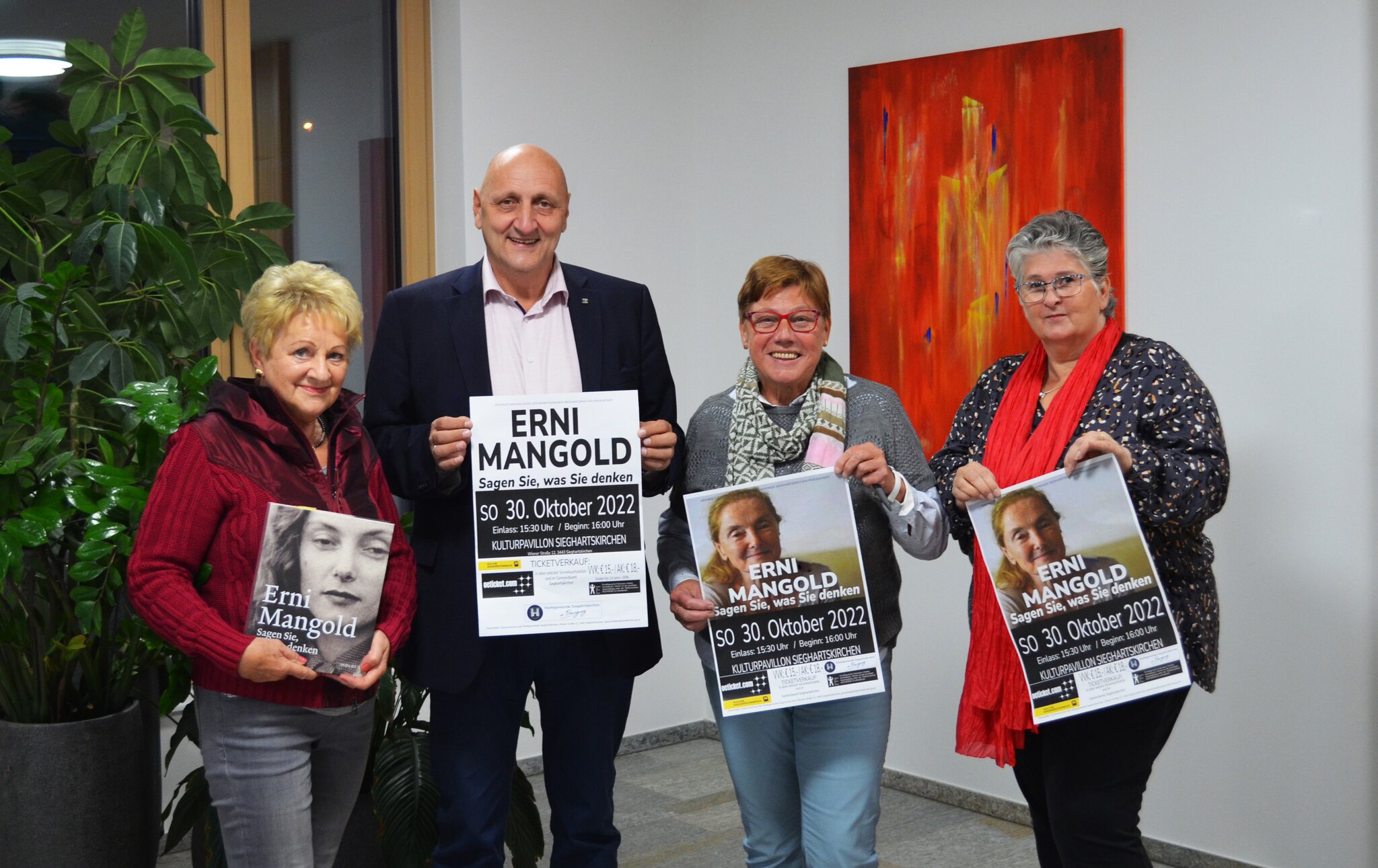 Sieghartskirchen: "Sagen Sie, was Sie denken" mit Erni Mangold - Tulln