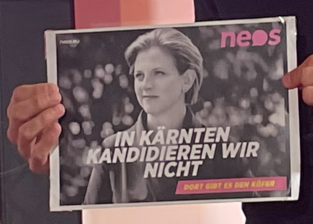 Politik kurios: Neos-Juvan: "Habe Bild aus Büro von Köfer weggenommen ...