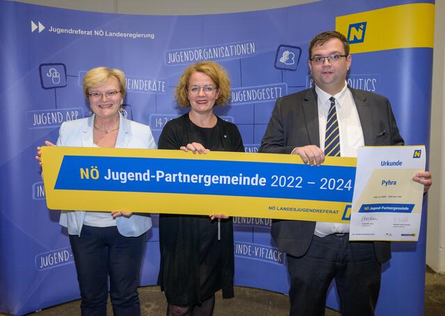 2022 - 2024: Pyhra ist "NÖ Jugendpartnergemeinde" - St. Pölten
