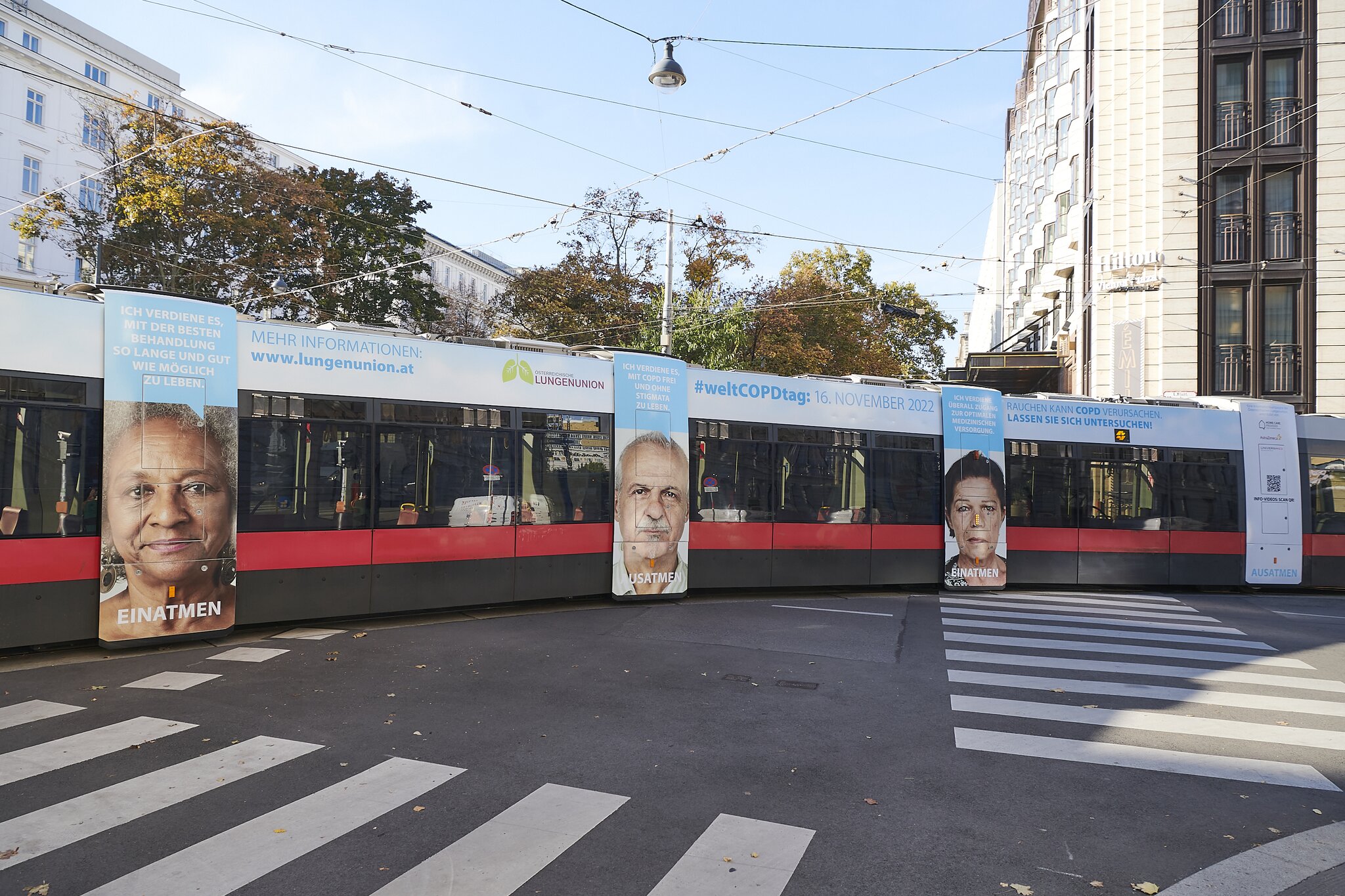 Wiener Linien: Spezielle Straßenbahn klärt über Lungenerkrankung COPD ...