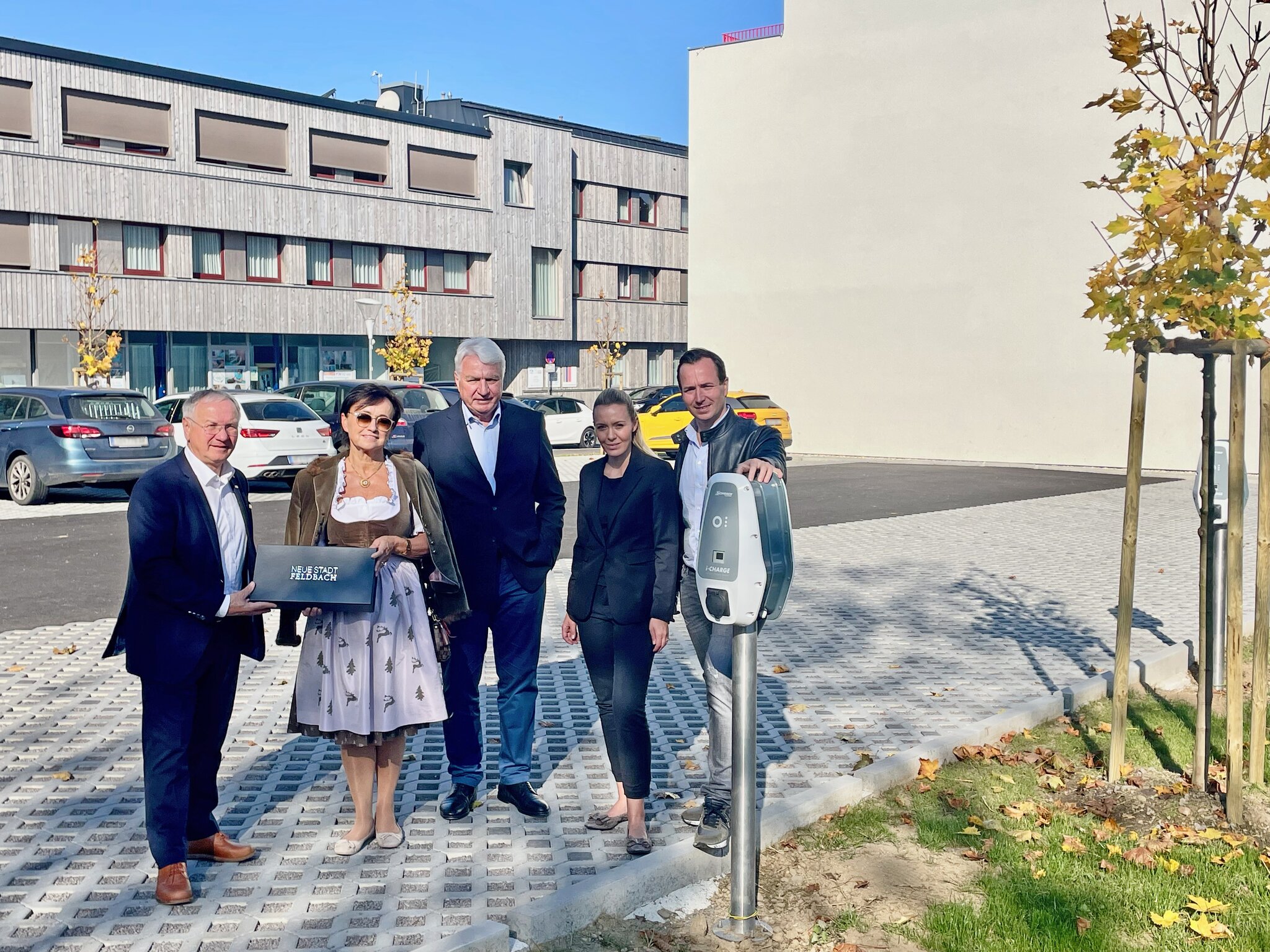 Feldbach: 24 neue Mietparkplätze mit E-Ladestationen im Stadtzentrum ...