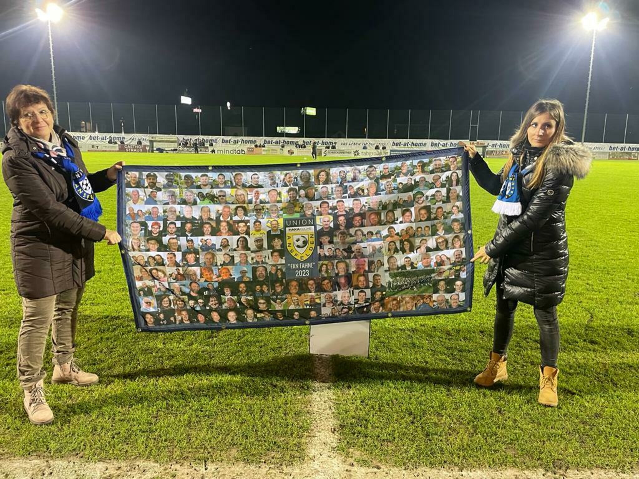 Union Hakaküche Ansfelden: Die Fan-Fahne wurde neu gestaltet - Linz-Land