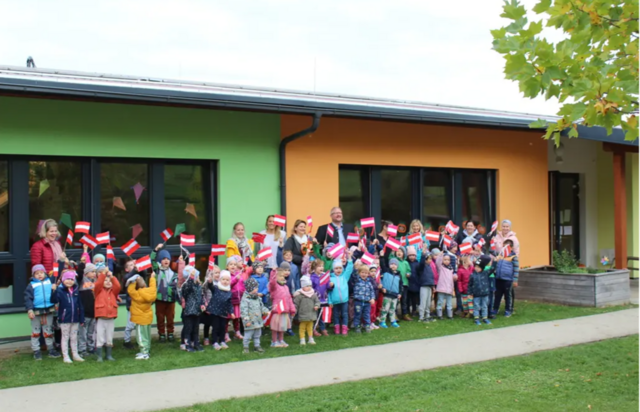 Nationalfeiertag: Tag der Fahne im NÖ Landeskindergarten II ...