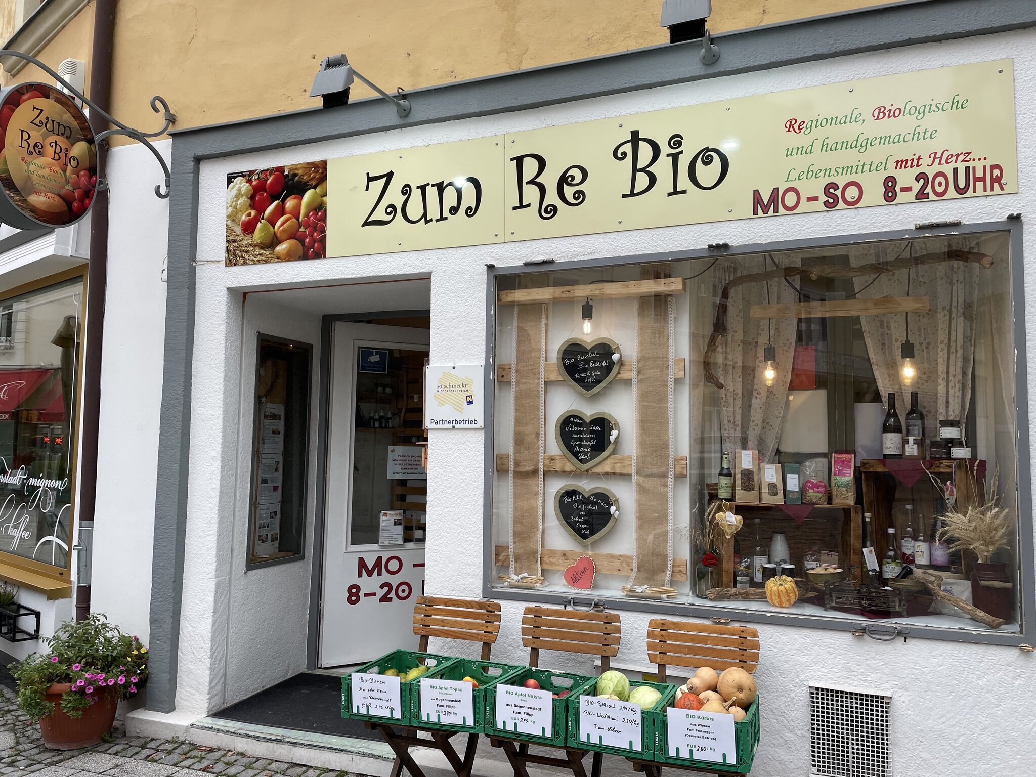 Regional und täglich: Selbstbedienungsladen: Zum Re Bio in Baden - Baden