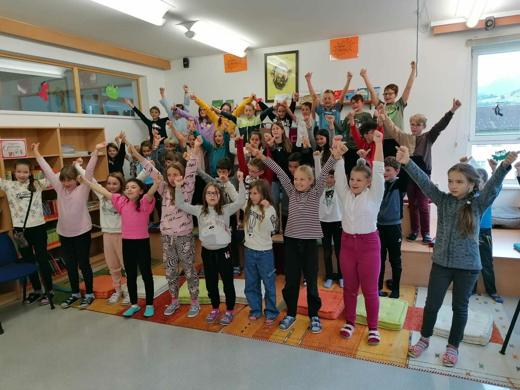 Der Adler Aaron in der VS Zams: "Wenn du an dich glaubst, kannst du ...