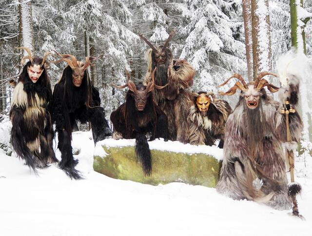 Waldmandl, Perchten & Hobagoas: Die Schleißheimer Perchten kehren ...