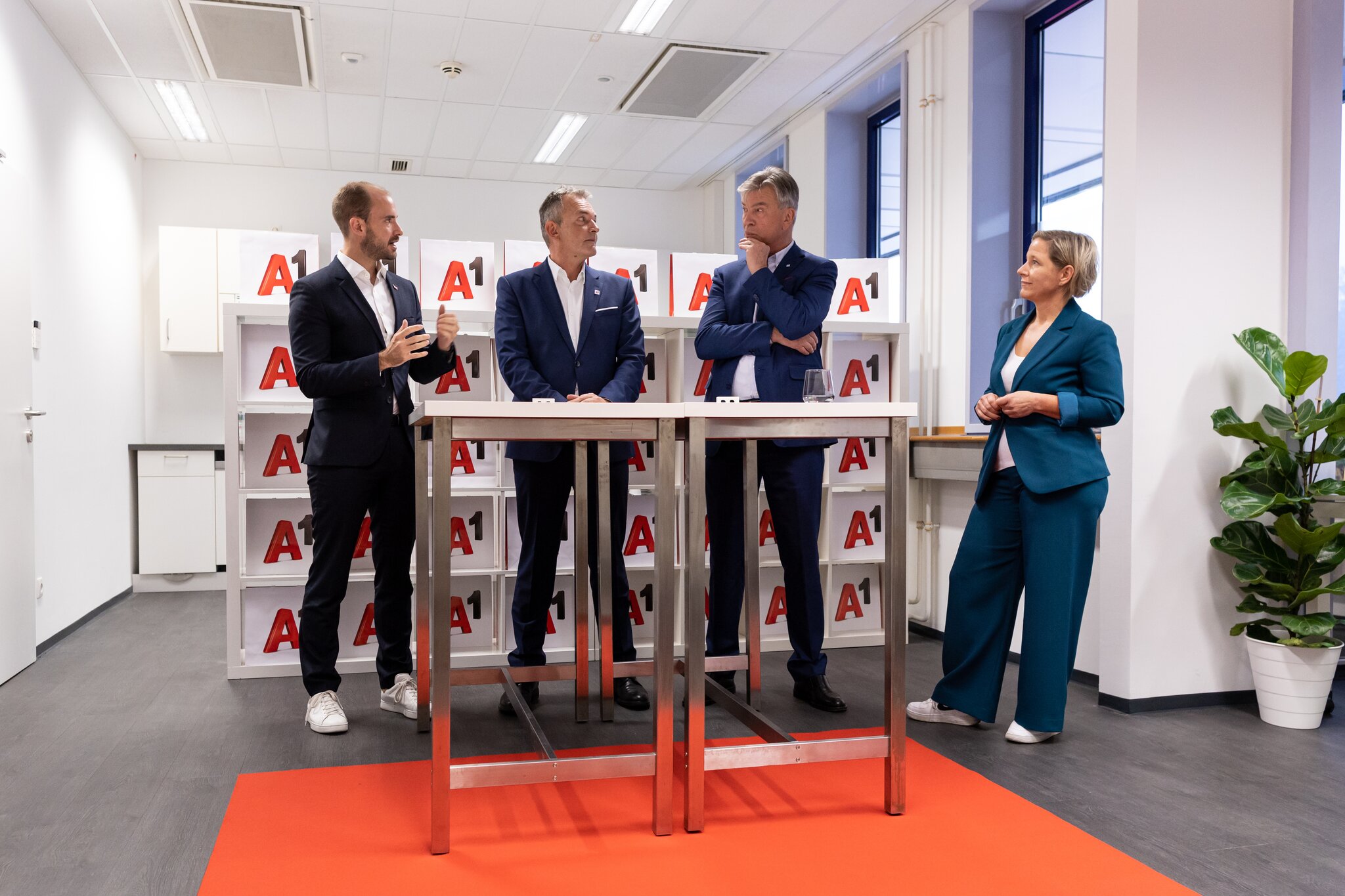 Digitaler Wandel: Staatssekretär Tursky besuchte den A1 Future Campus