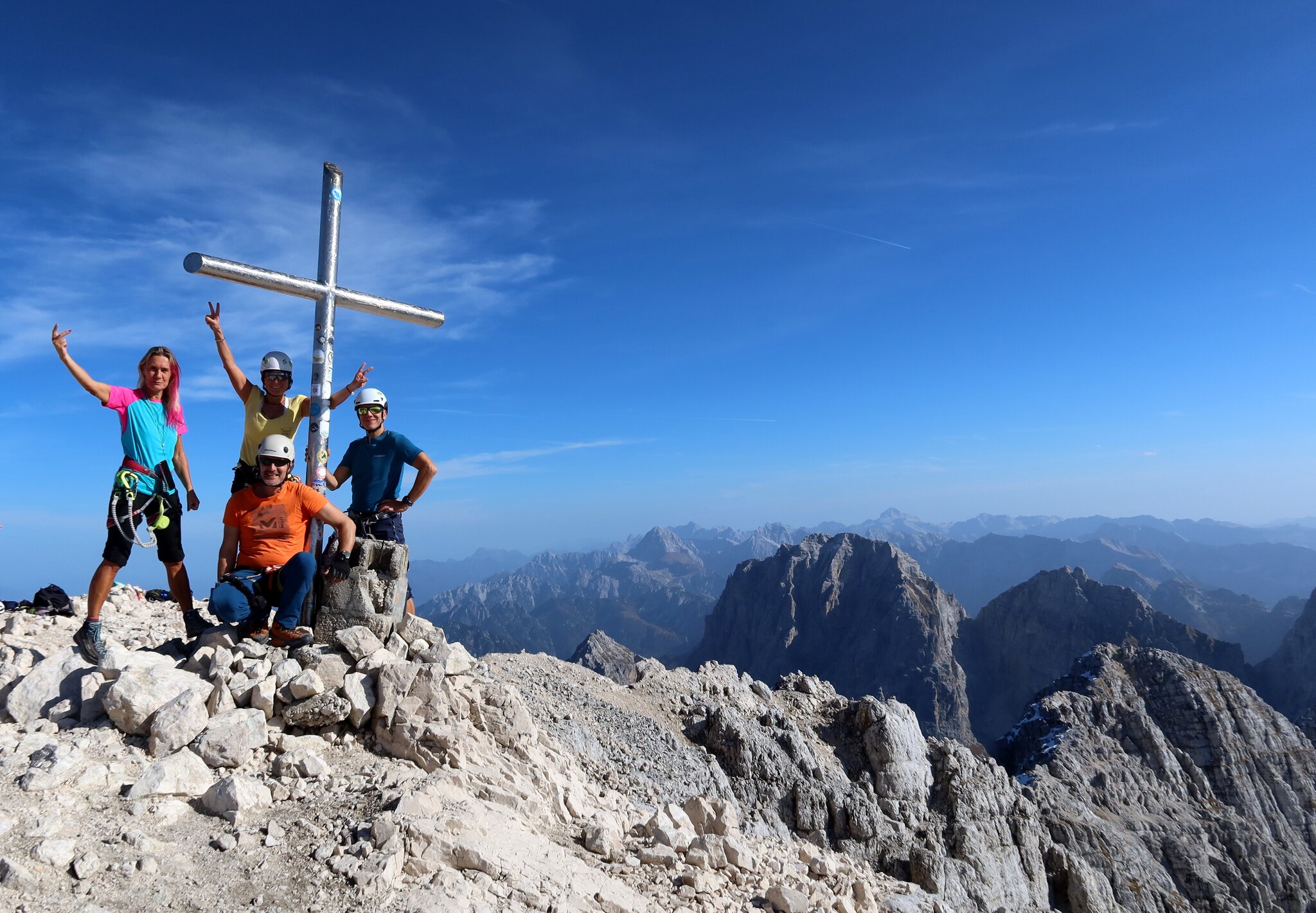Jof di Montasio 2753 m über den Scala Pipan-Klettersteig - Spittal