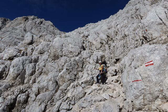 Jof di Montasio 2753 m über den Scala Pipan-Klettersteig - Spittal