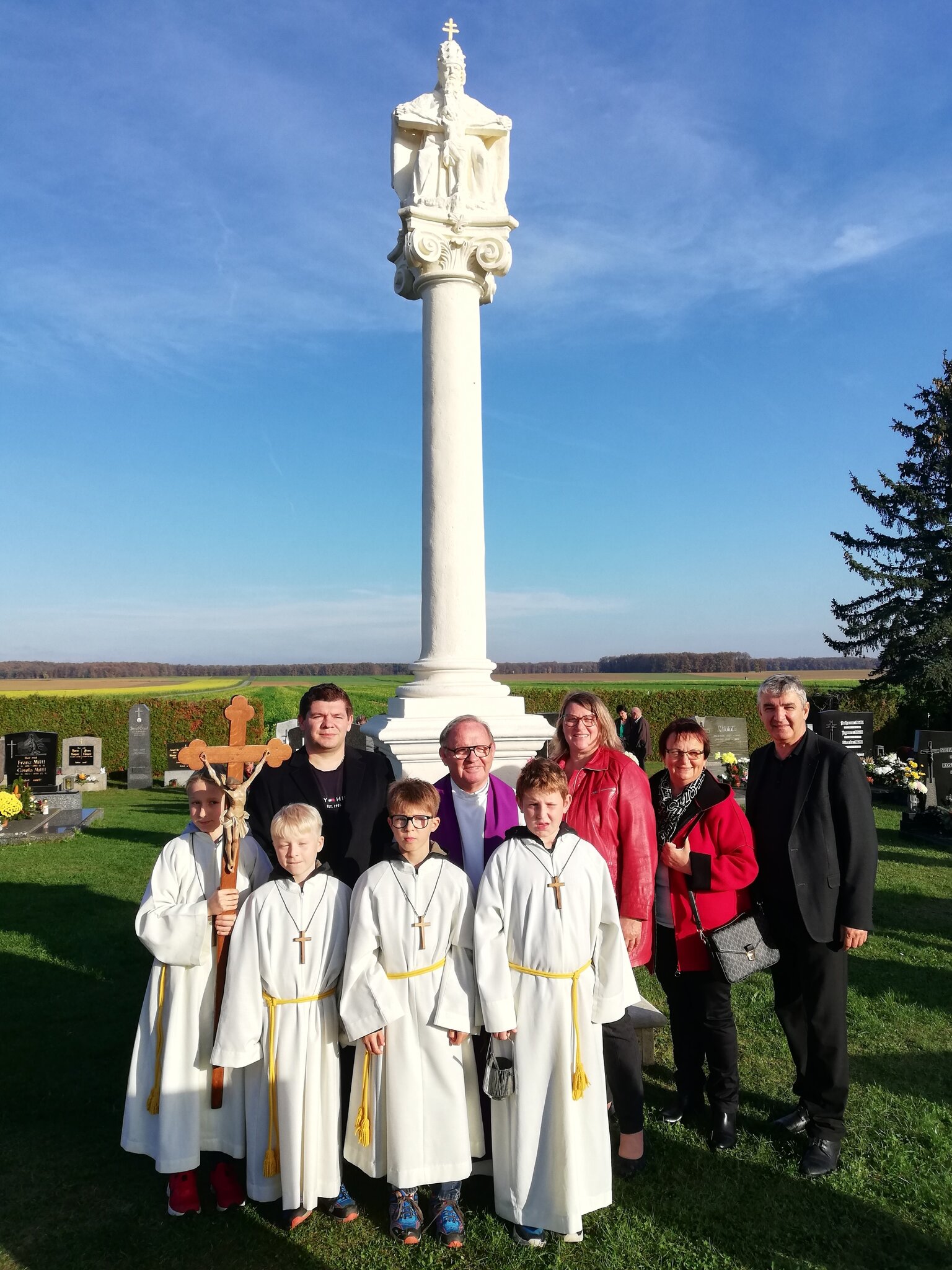 Denkmalschutz: 287 Jahre alte Säule in Bildein wurde restauriert - Güssing