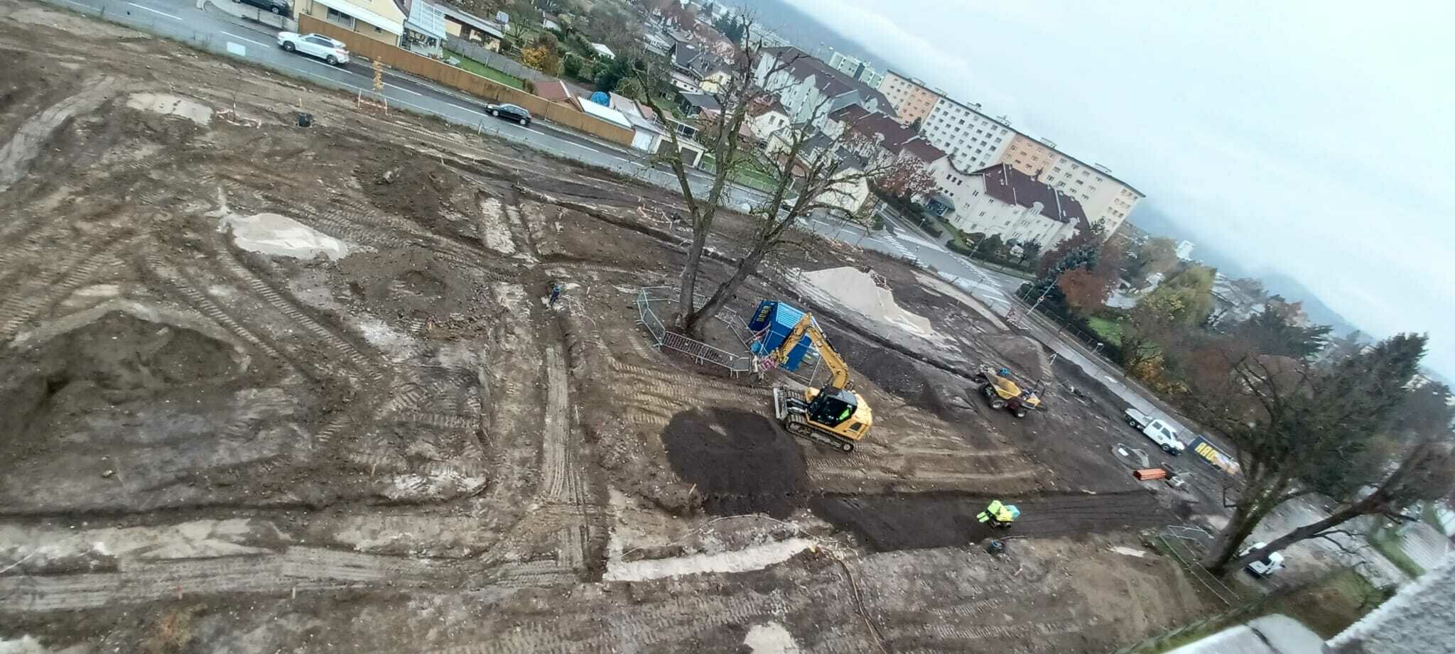 Gehölze, Wasserleitung, Kanal: Grünes Eck Perau nimmt Formen an - Villach