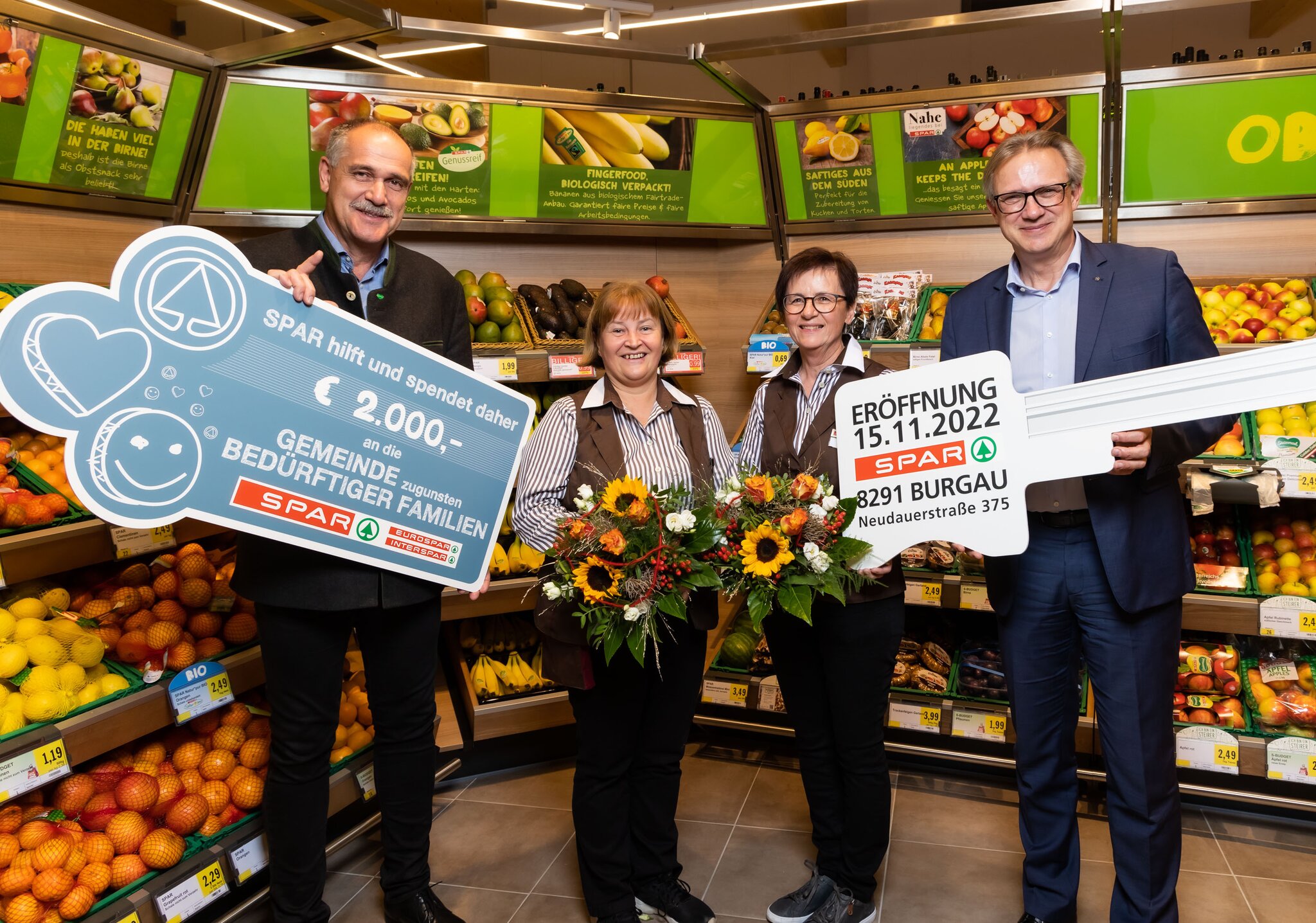 Marktgemeinde Burgau: Der neu gestaltete Spar Markt spielt „alle ...